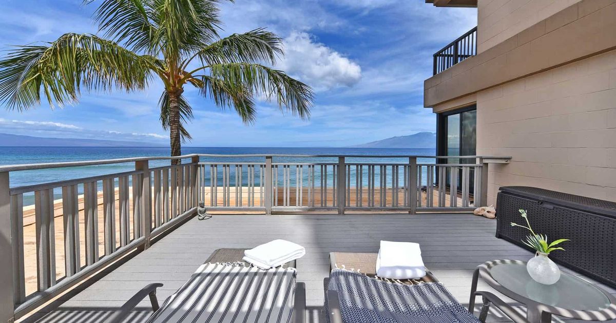 Maui Kai 201 with Private Deck - Maui Vacation Rentals - Maui Paradise ...