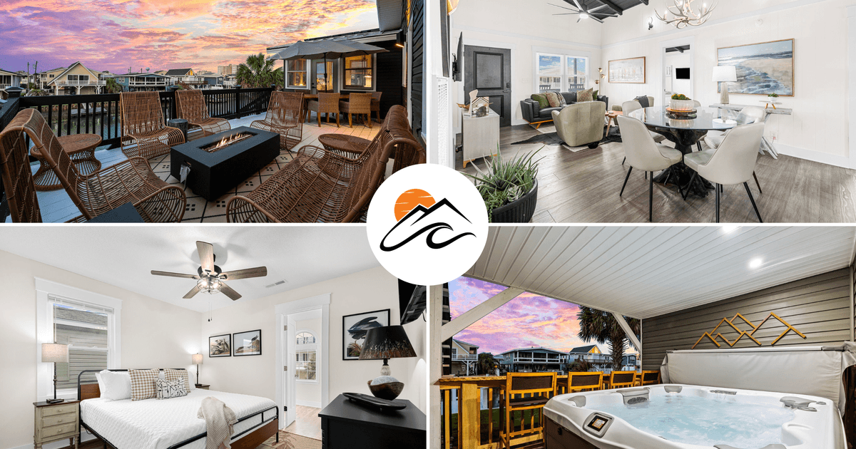 Cabin by the Sea: 5-Bedroom Luxury Beach House with Hot Tub - Sea ...