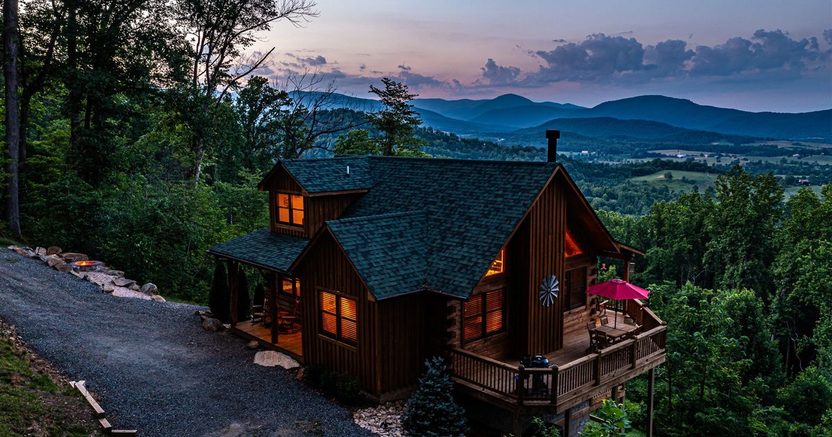Mountainside Retreat - Lydia Mountain Lodge & Log Cabin