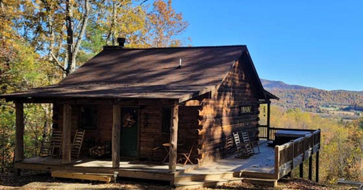 Mountain View Hideaway - Lydia Mountain Lodge & Log Cabin