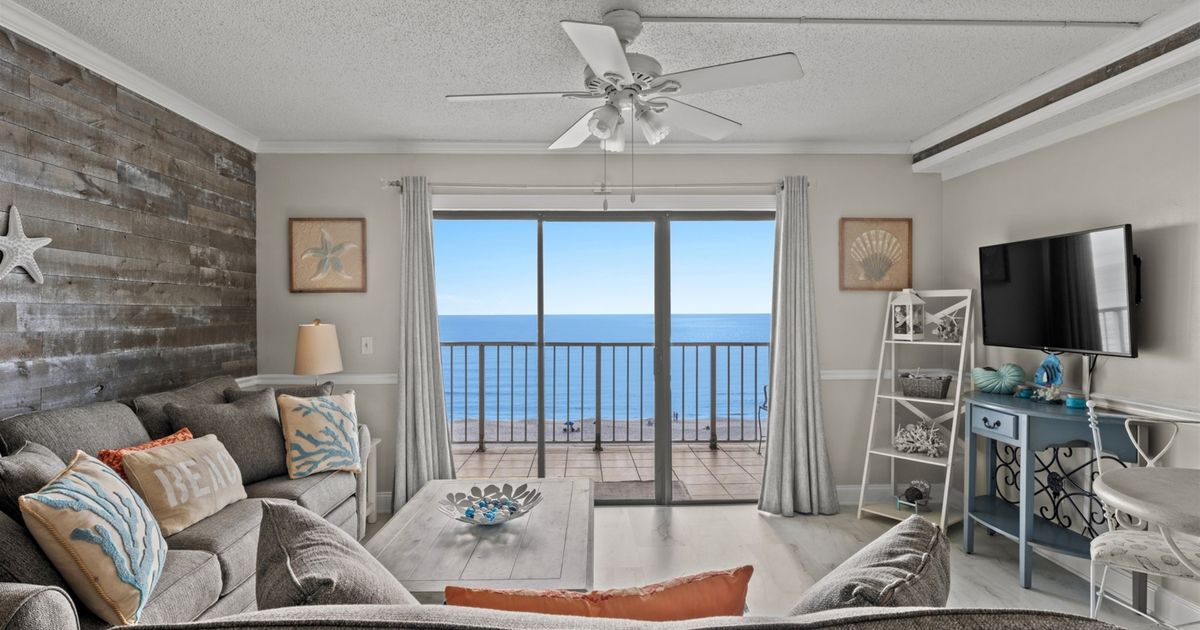 Vacation Rental Panama City Beach, Florida, Gulf Front Condo - FunQuest